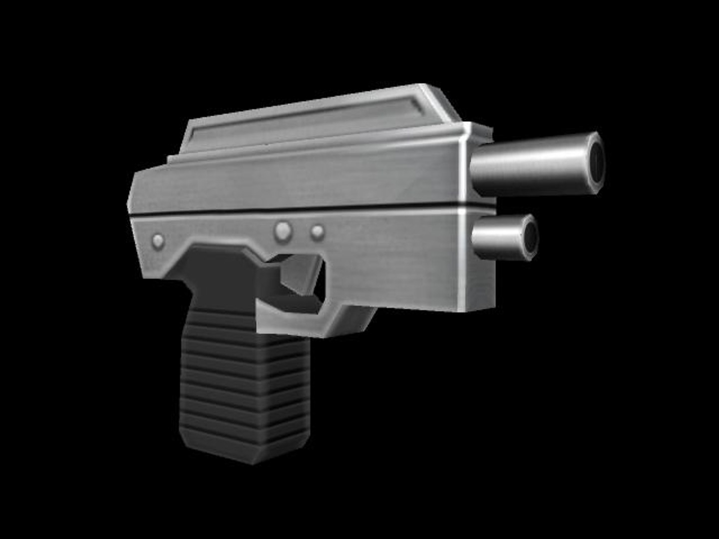 Futuristic Handgun 3d Model
