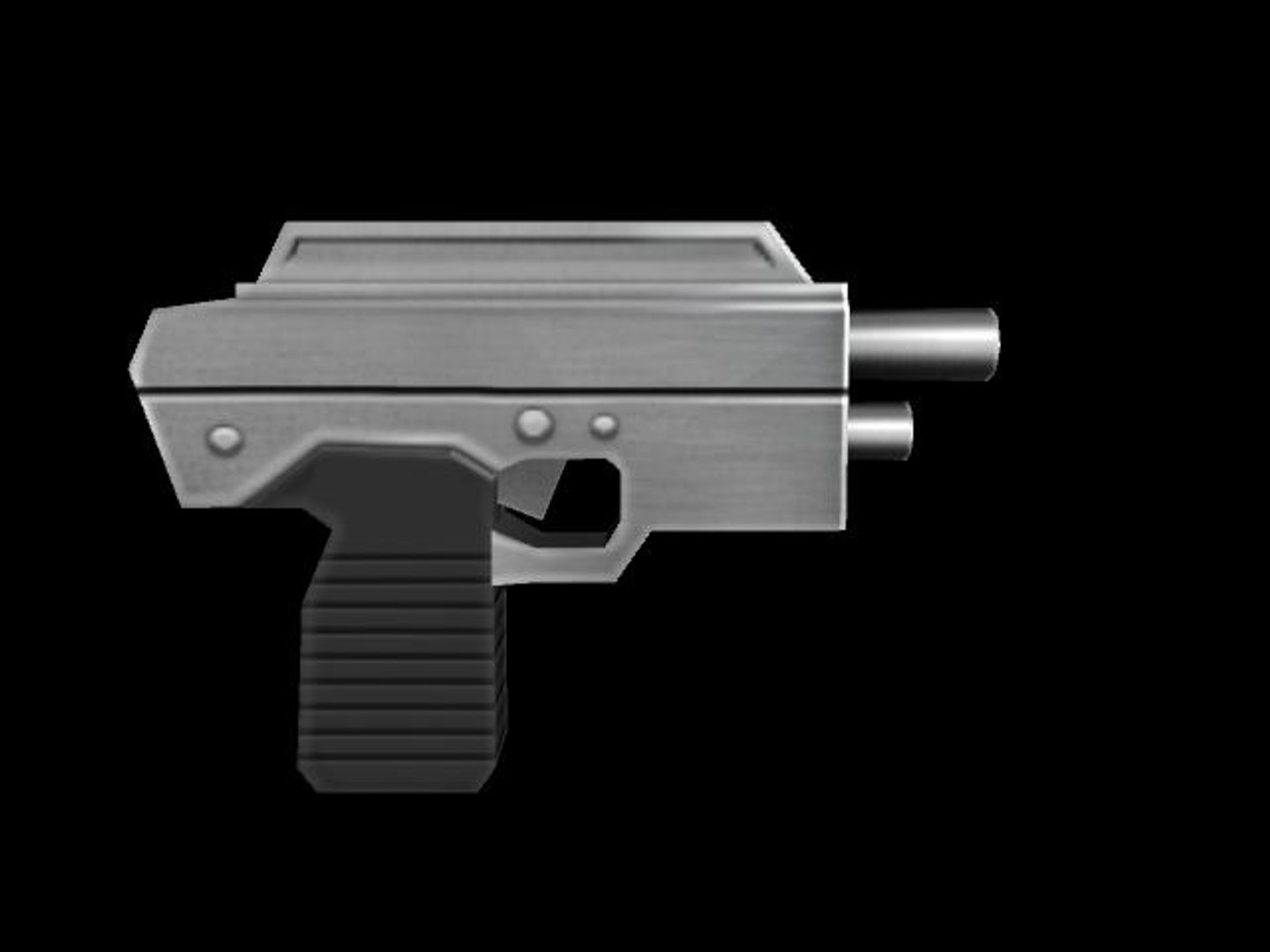 Futuristic Handgun 3d Model