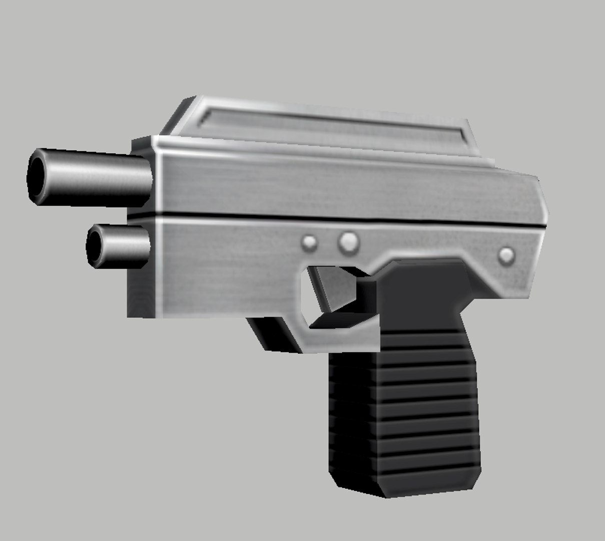 Futuristic Handgun 3d Model