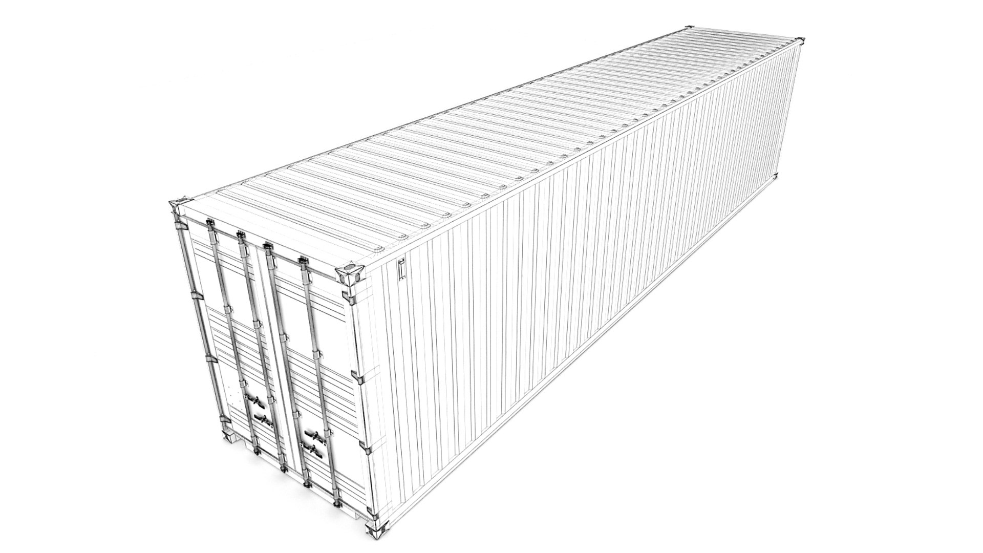 40 Ft High Cube COSCO Shipping Container 3D - TurboSquid 2004513