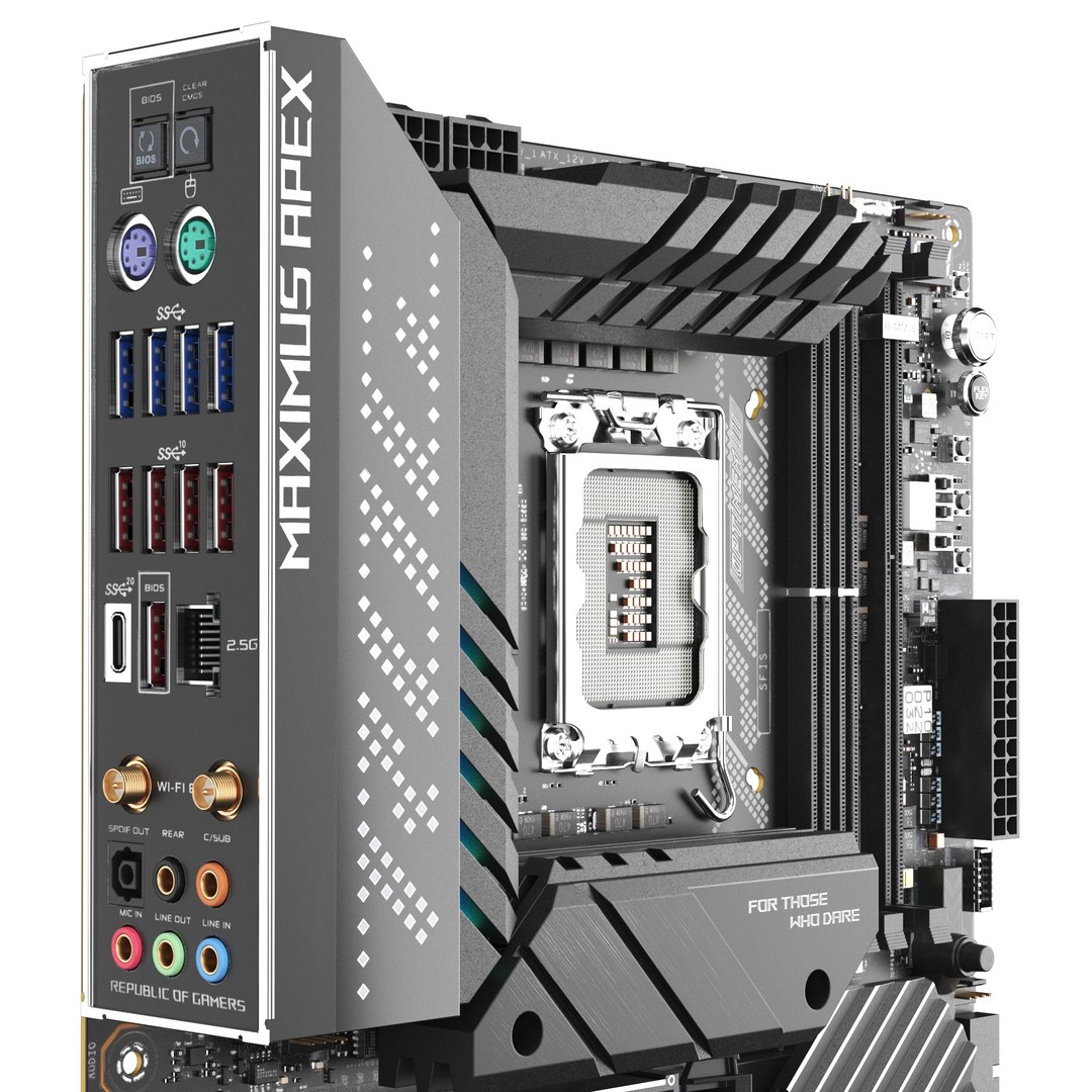 3D Model Asus ROG Maximus Z690 Apex - TurboSquid 2024875