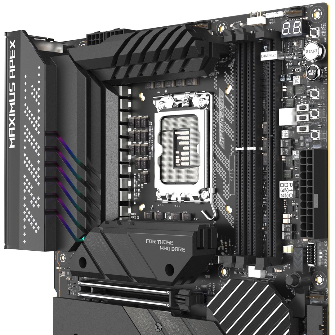 3D Model Asus ROG Maximus Z690 Apex - TurboSquid 2024875