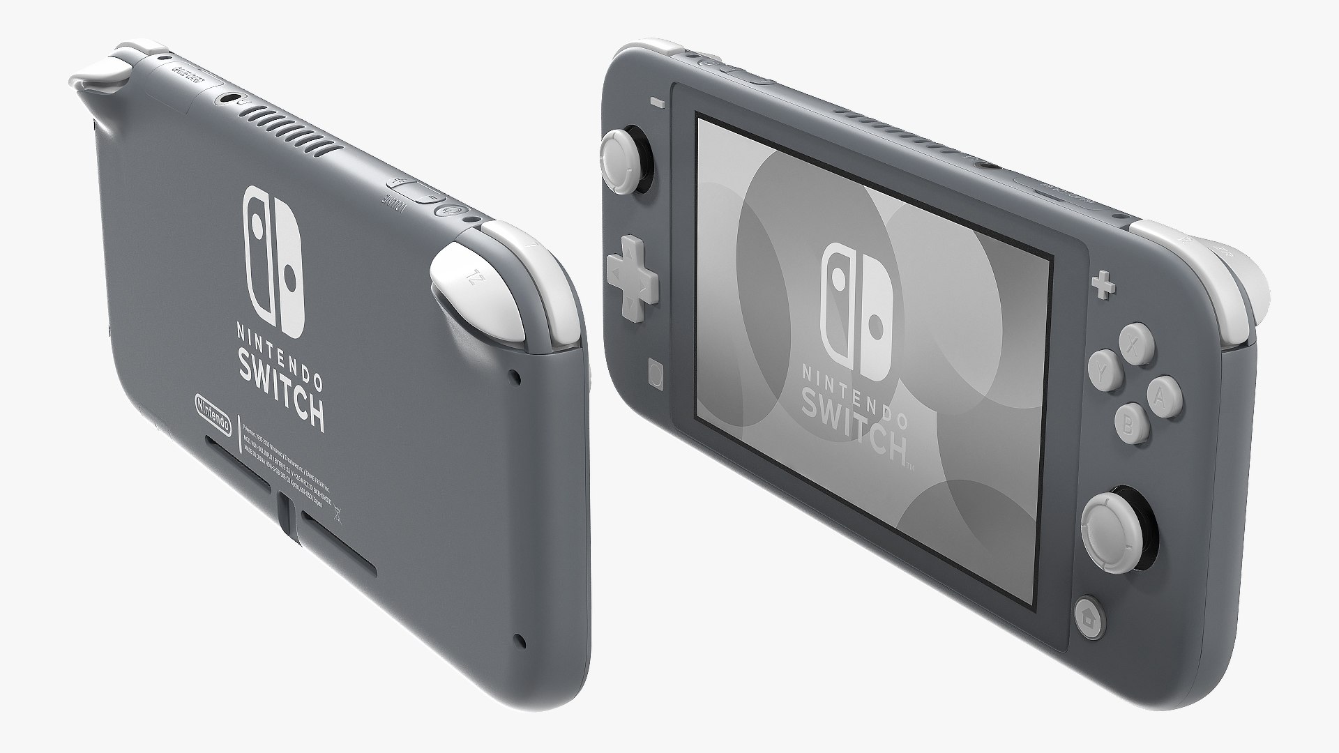 Nintendo Switch Lite Gray 3D Model - TurboSquid 1462570