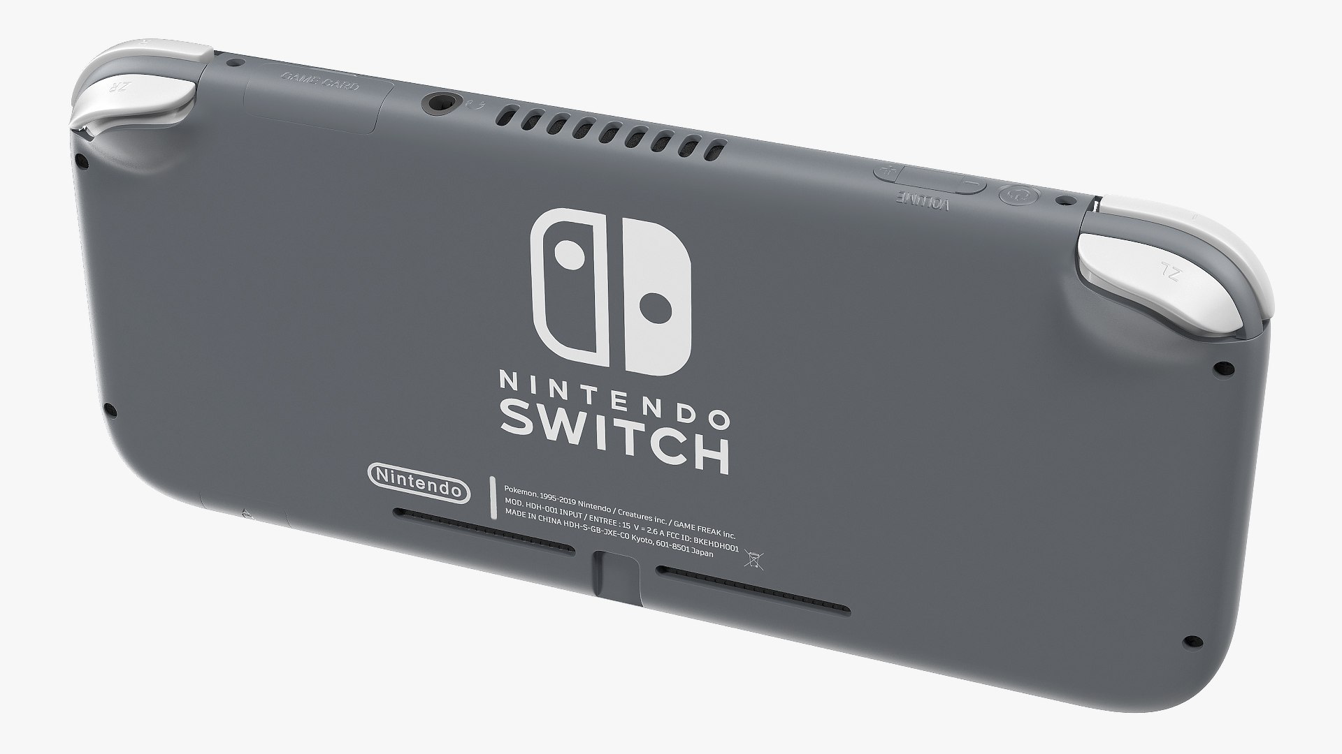 Nintendo Switch Lite Gray 3D Model - TurboSquid 1462570