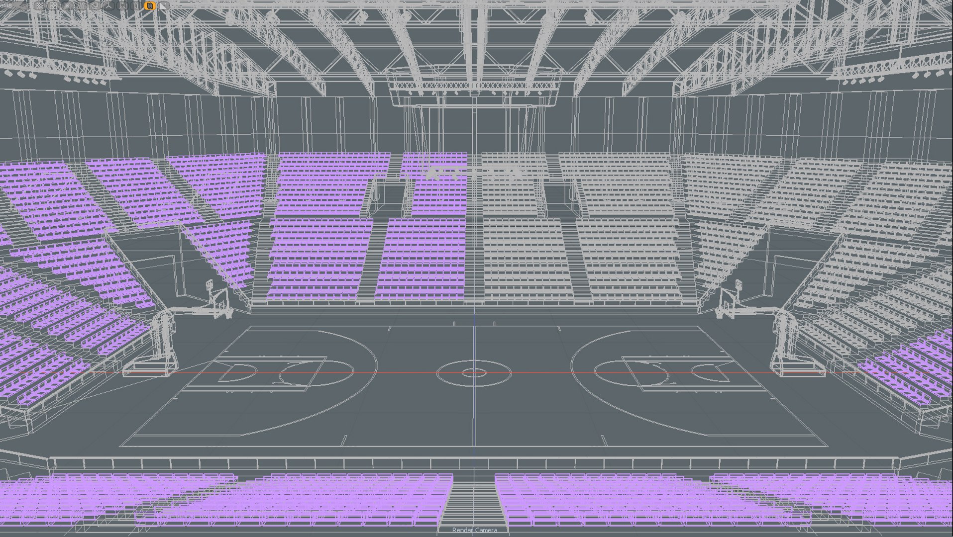 3D basketball stadium model - TurboSquid 1589829