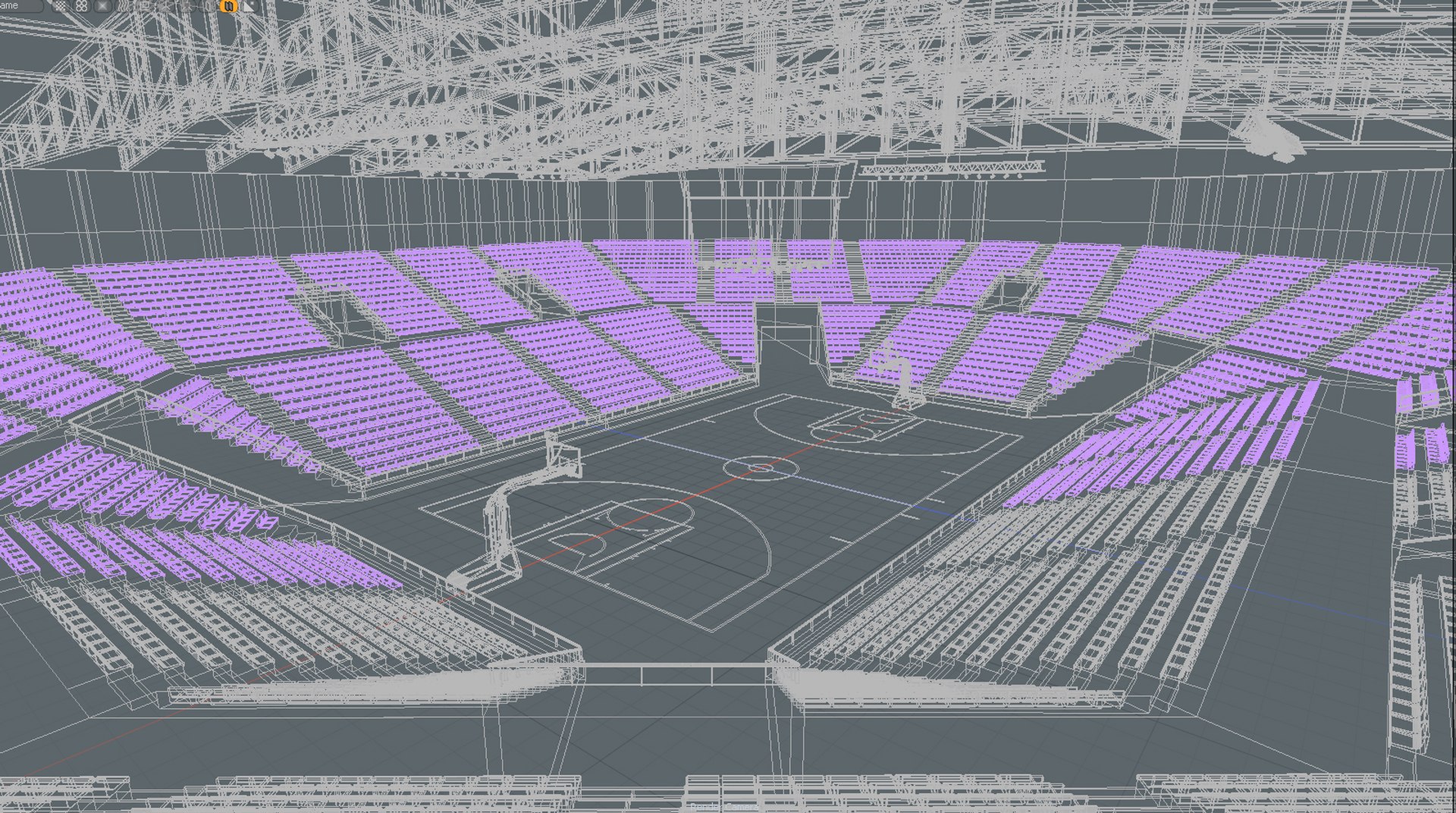 3D Basketball Stadium Model - TurboSquid 1589829