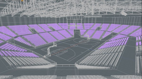 3D basketball stadium model - TurboSquid 1589829