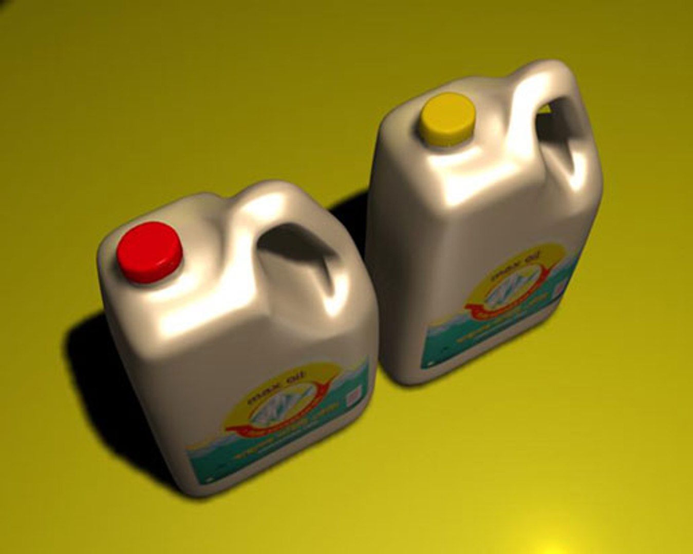 3d Model Of Oil