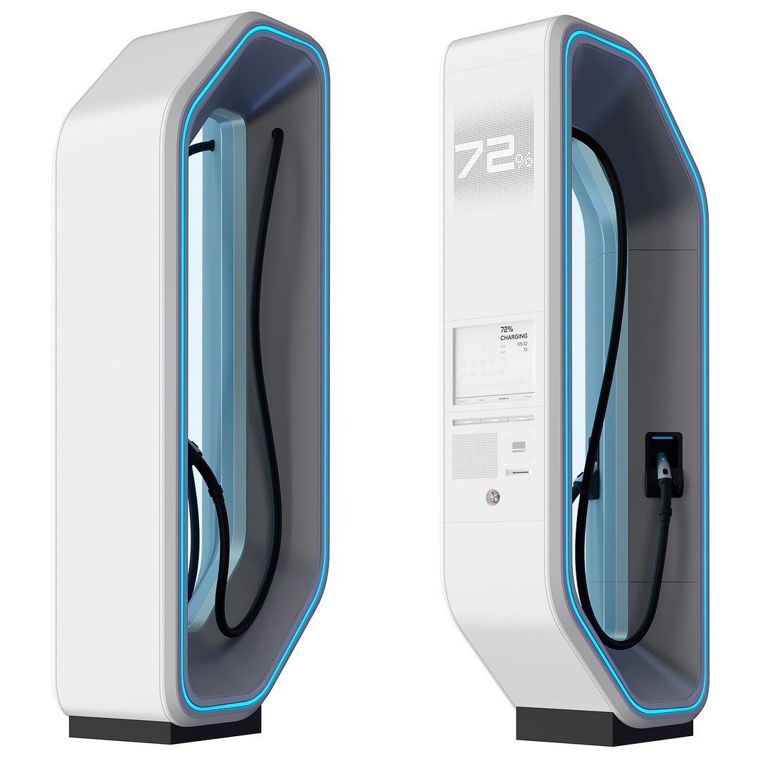 SK Signet EV Charger 3D Model - TurboSquid 1981399