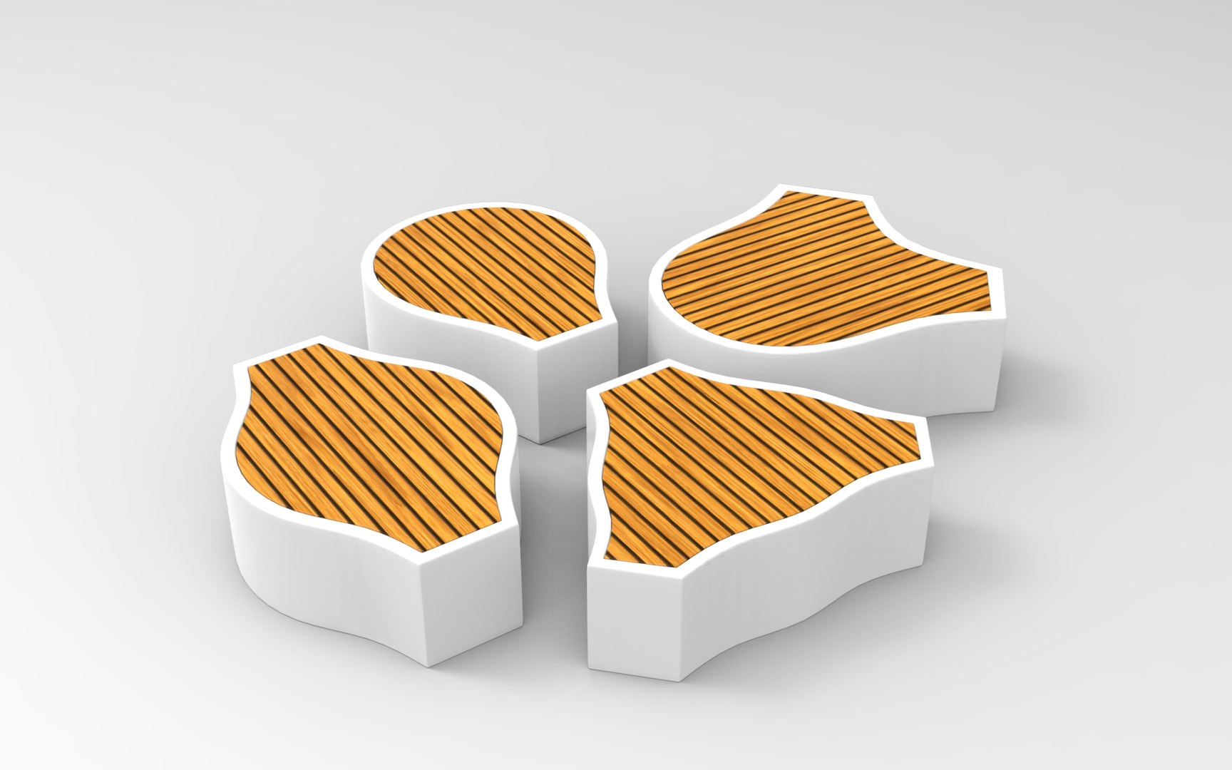 Mongo Modular Seating model - TurboSquid 2056707