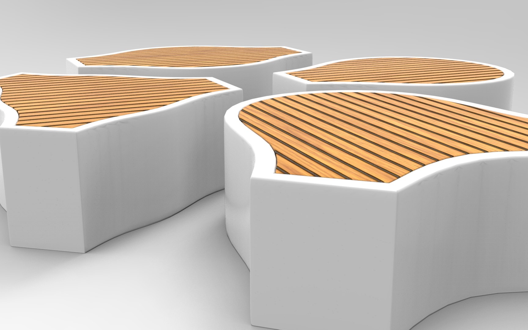 Mongo Modular Seating model - TurboSquid 2056707