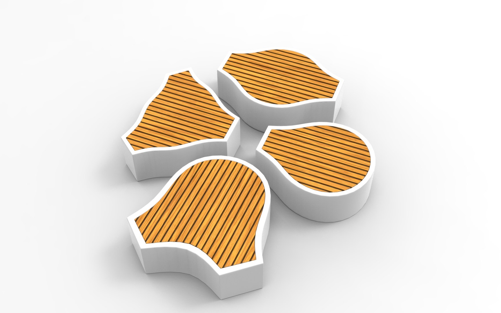 Mongo Modular Seating model - TurboSquid 2056707