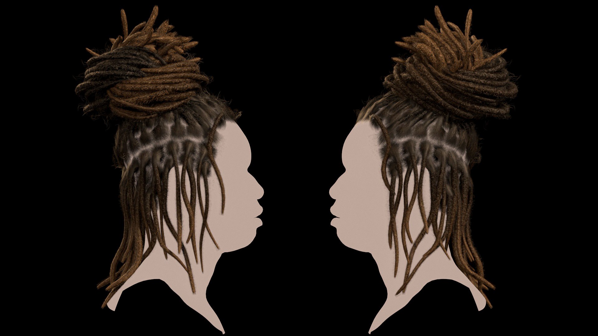 Dreadlocks 5 3D Model - TurboSquid 2030220