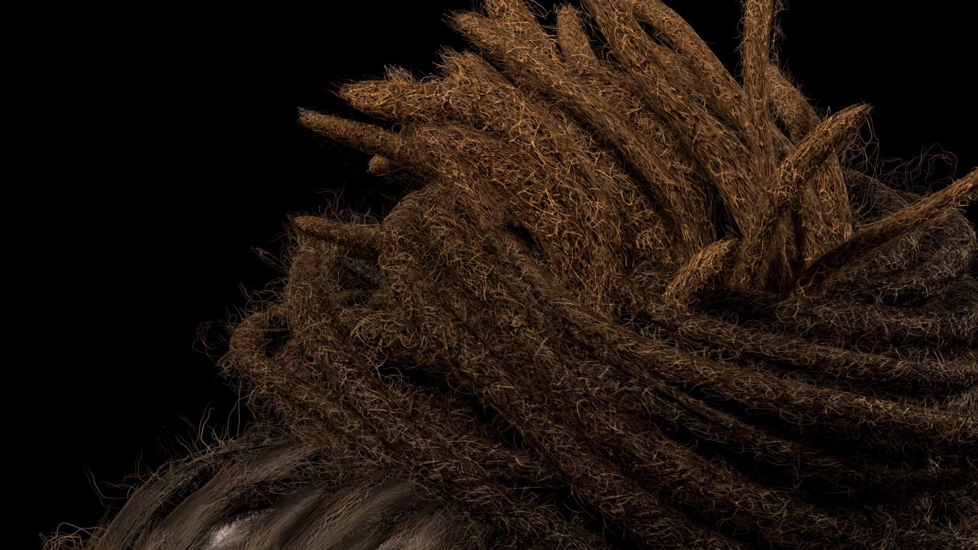 Dreadlocks 5 3D Model - TurboSquid 2030220