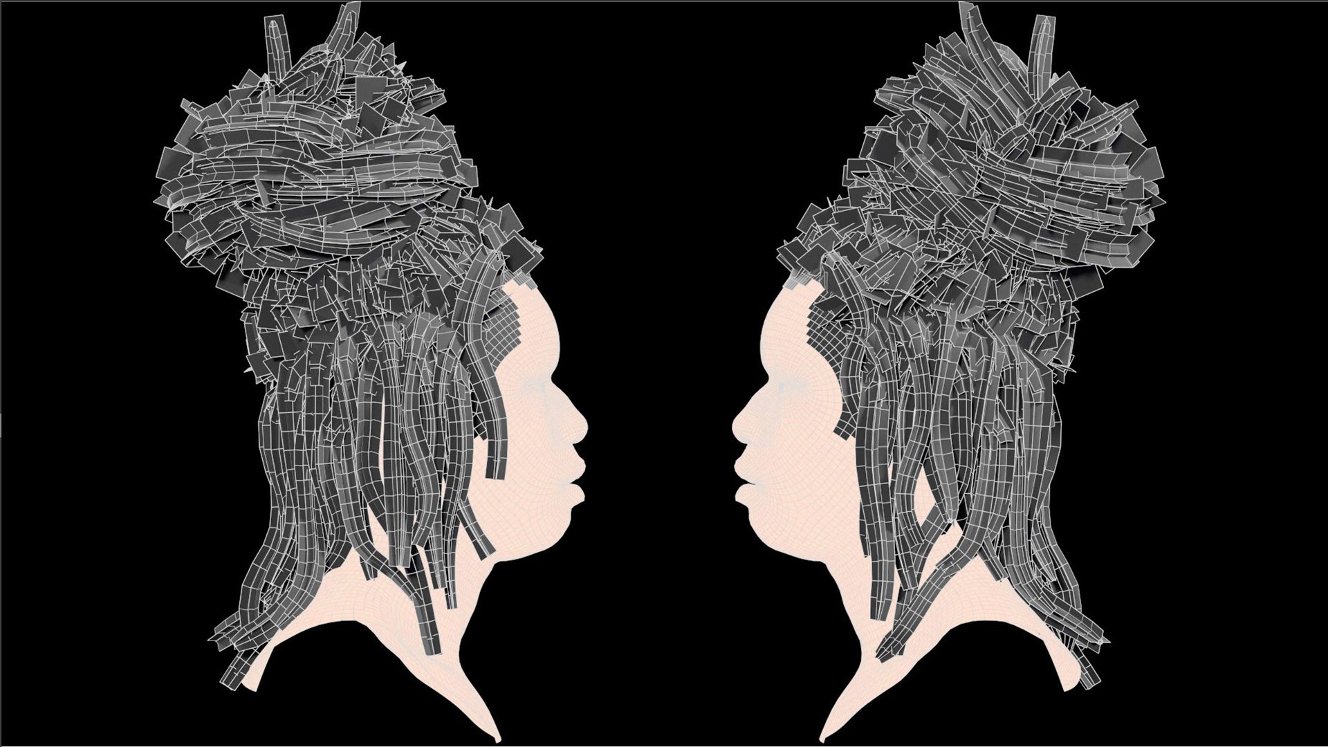 Dreadlocks 5 3D Model - TurboSquid 2030220
