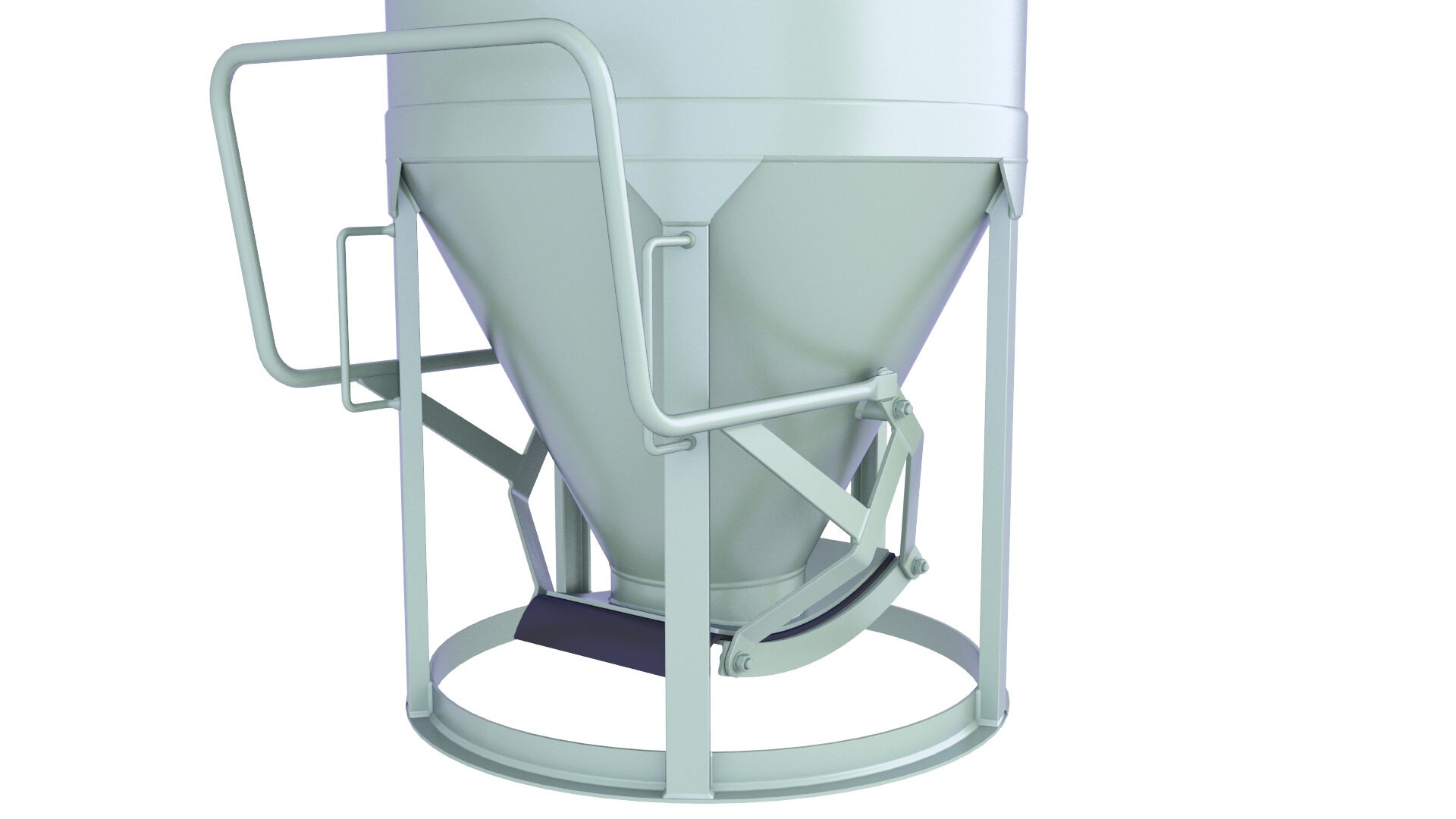 Industrial Concrete Bucket Hopper 2 3D Model - TurboSquid 1992886