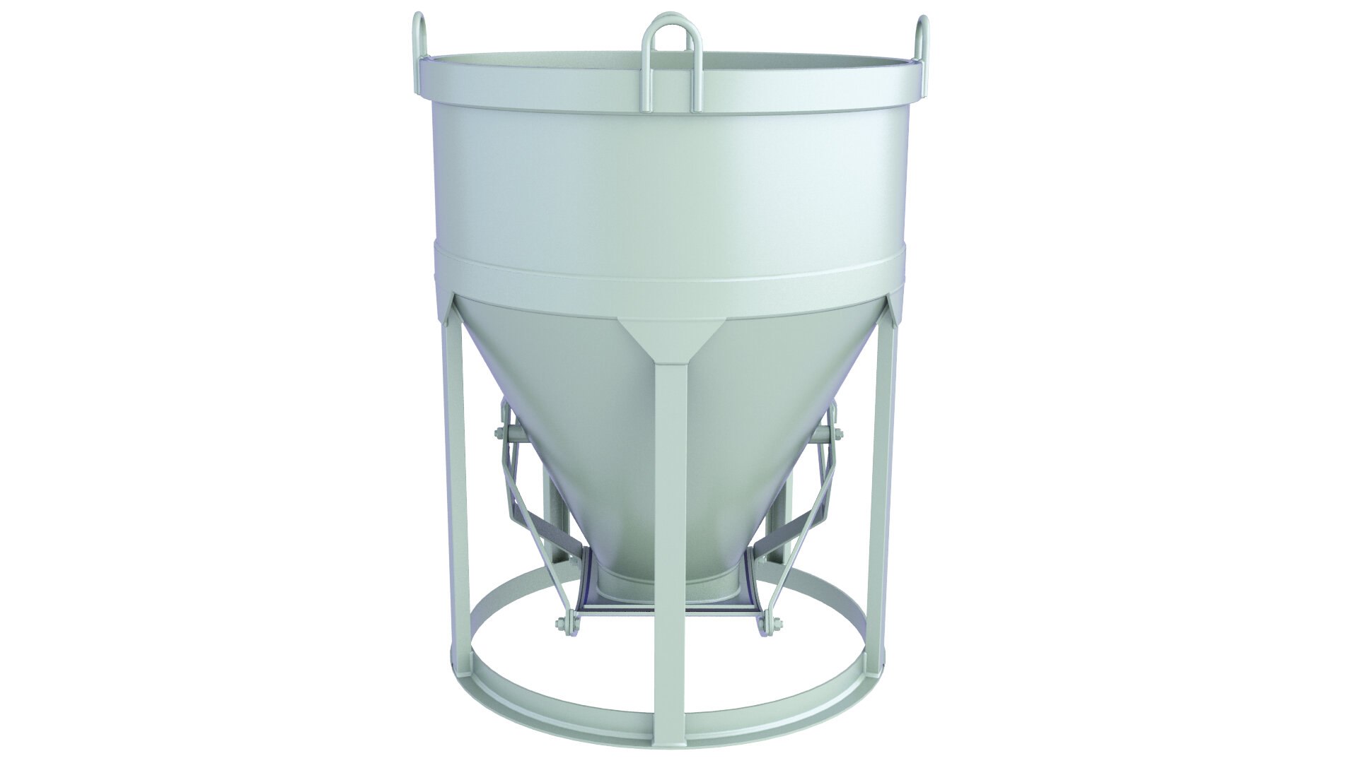 Industrial Concrete Bucket Hopper 2 3D Model - TurboSquid 1992886