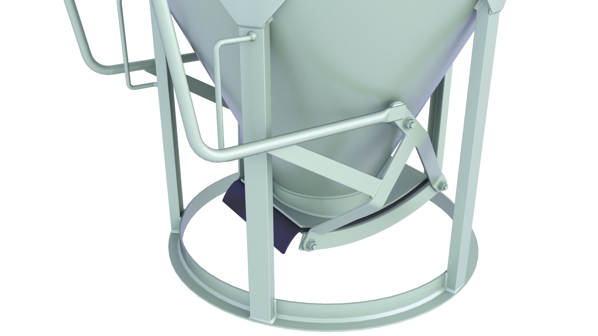 Industrial Concrete Bucket Hopper 2 3D Model - TurboSquid 1992886