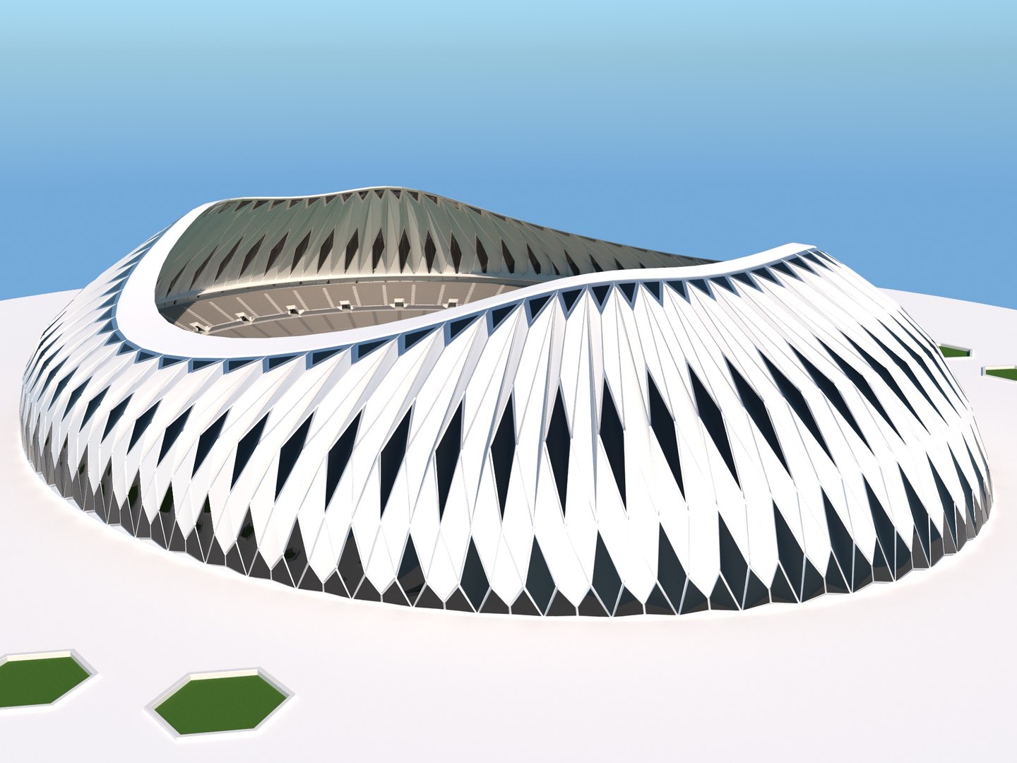 MOON STADIUM 3D Model - TurboSquid 2079598