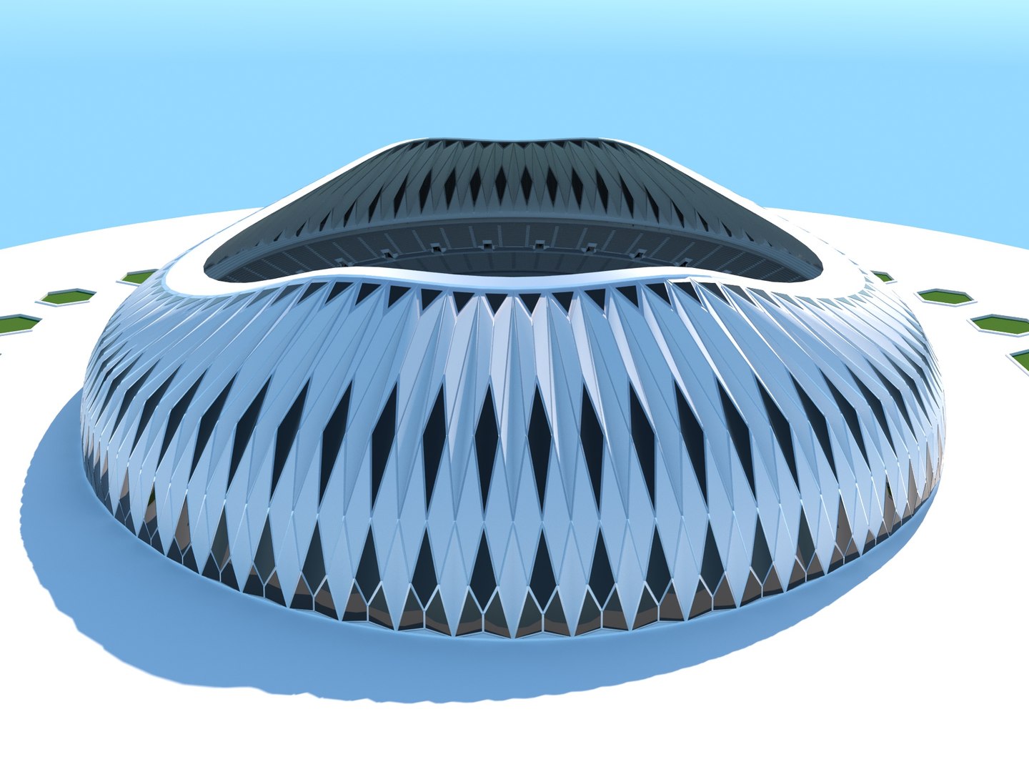 MOON STADIUM 3D Model - TurboSquid 2079598