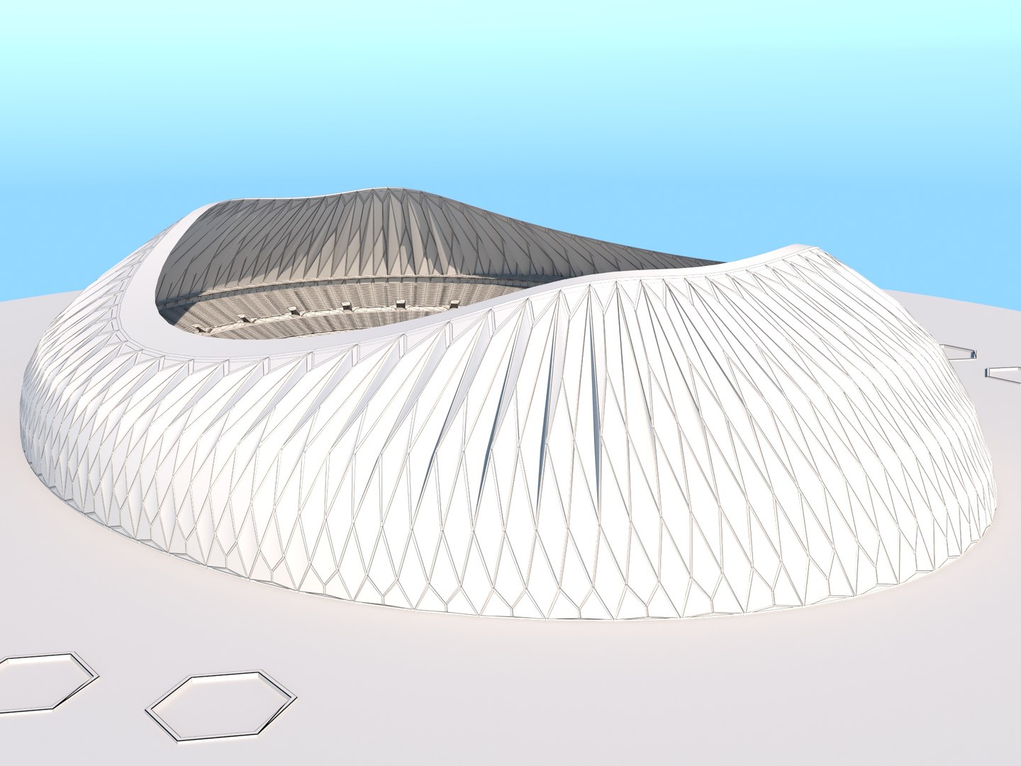 MOON STADIUM 3D Model - TurboSquid 2079598