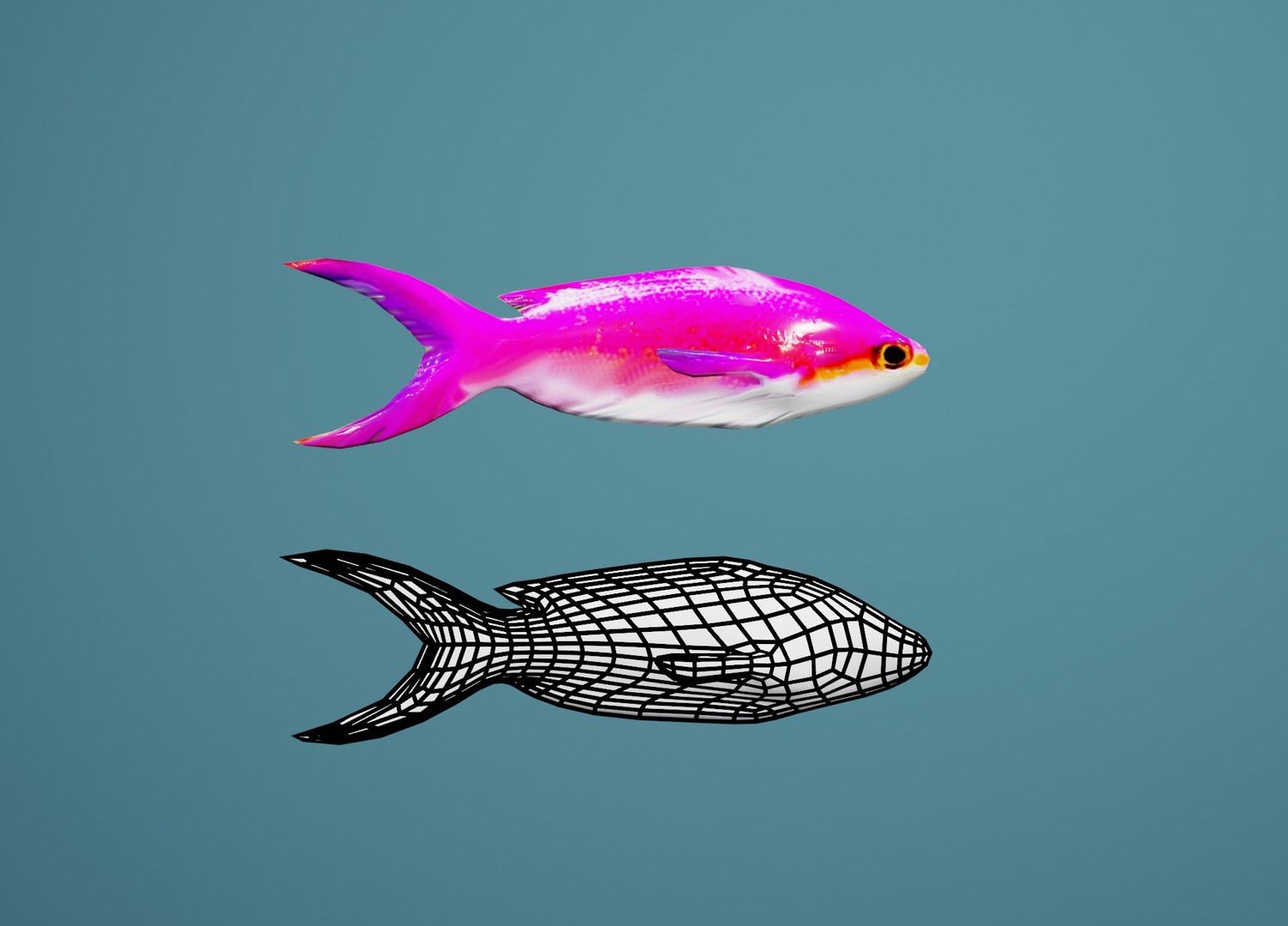 3D model tropical fish swimming animation - TurboSquid 1647593