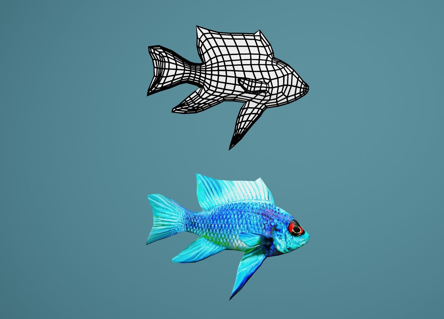 3D model tropical fish swimming animation - TurboSquid 1647593
