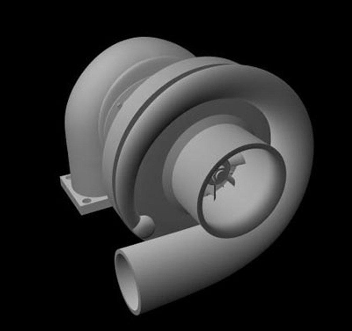 turbocharger turbo 3d model