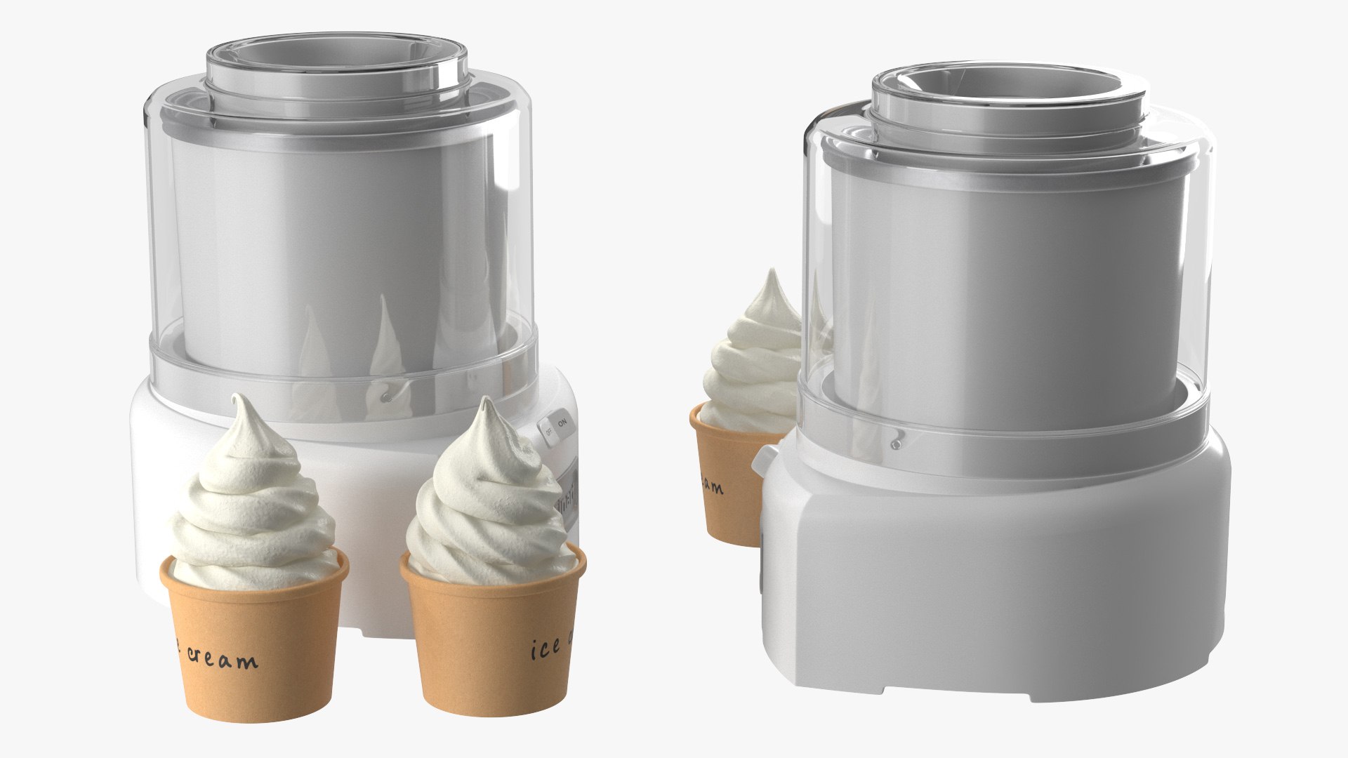 3D Cuisinart Ice Cream Maker Machine Model - TurboSquid 2199178