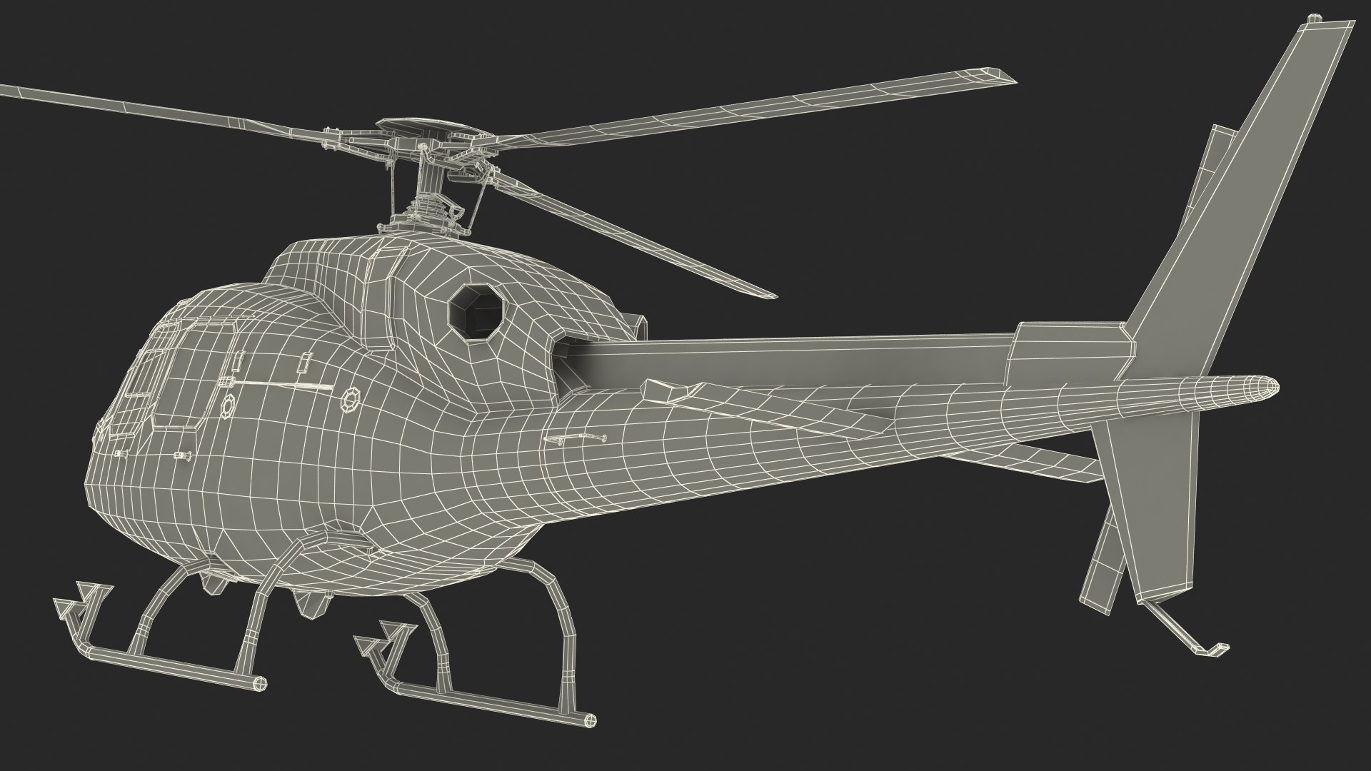 Multi Mission Helicopter AS355 3D - TurboSquid 2152673