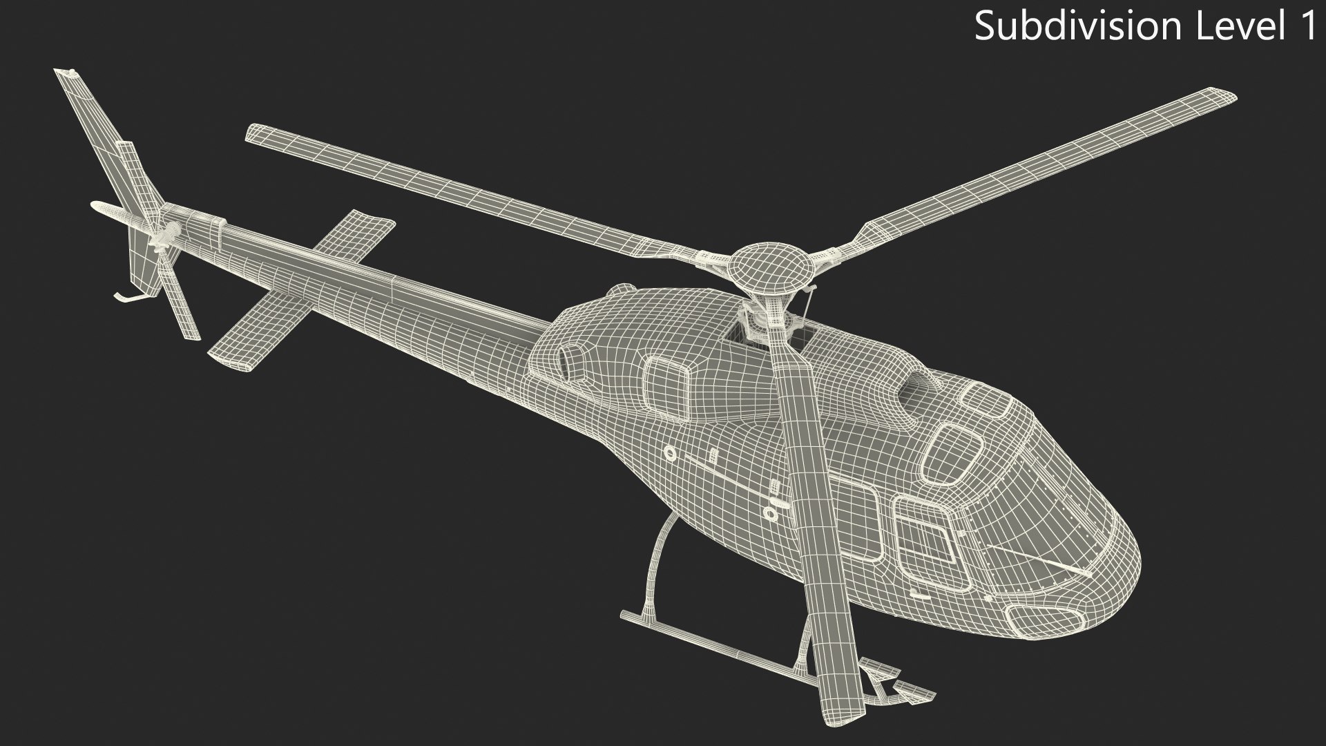 Multi Mission Helicopter AS355 3D - TurboSquid 2152673