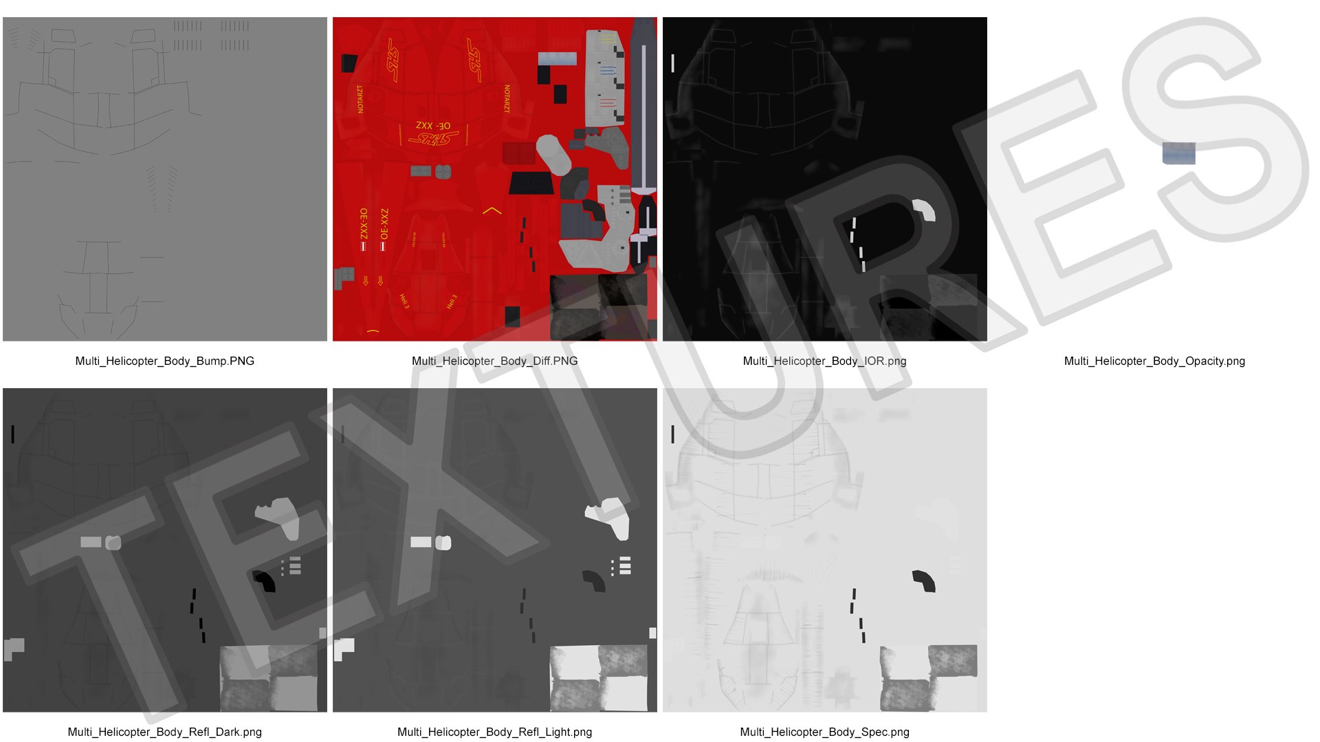 Multi Mission Helicopter AS355 3D - TurboSquid 2152673
