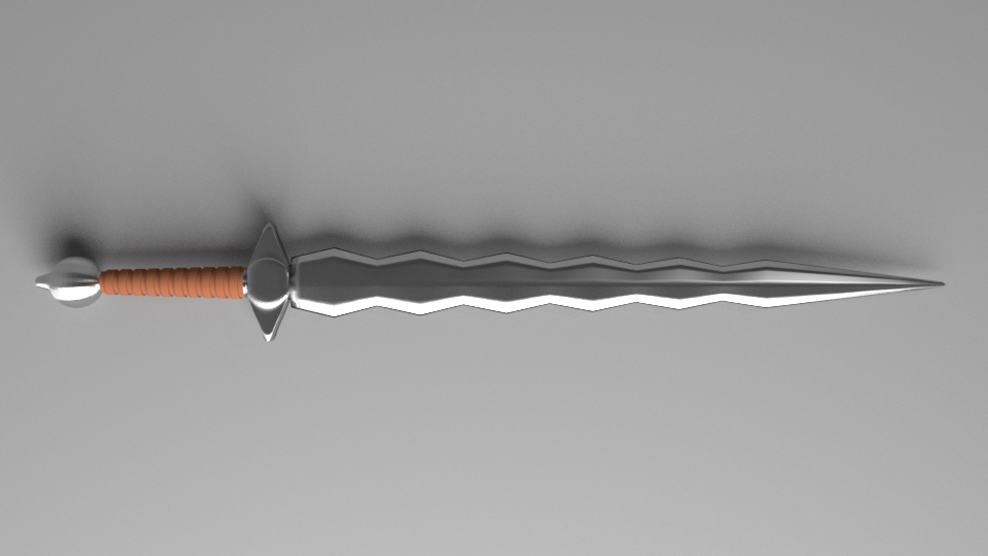 3D Wavy Sword 3 - TurboSquid 1589655