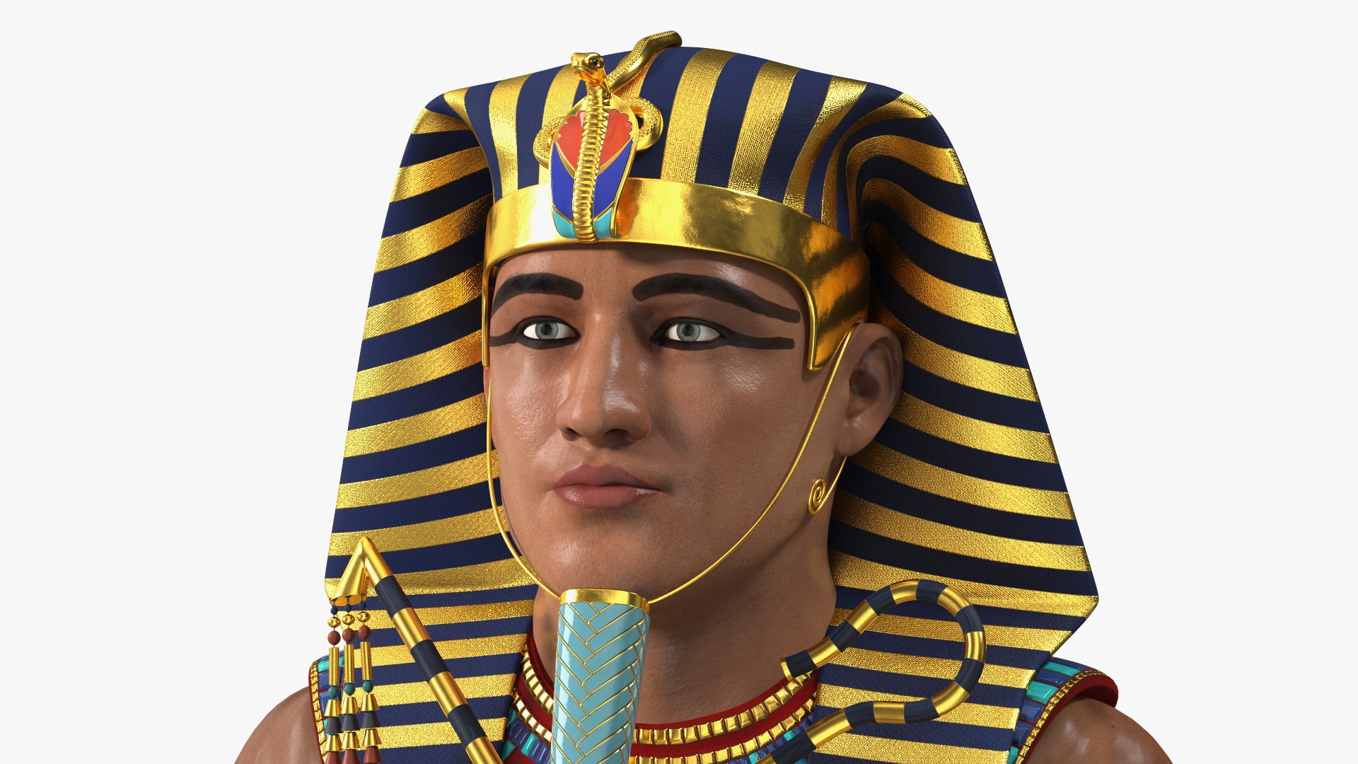 Egypt Pharaoh with Crook and Flail model - TurboSquid 2084318