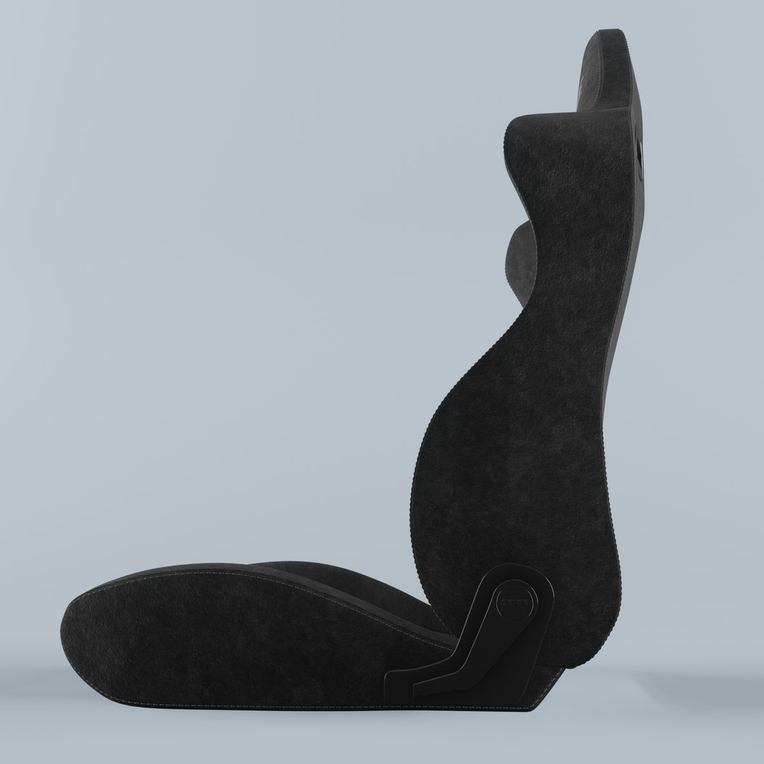 BRIDE EUROSTER II Black Seat 3D model - TurboSquid 1790774