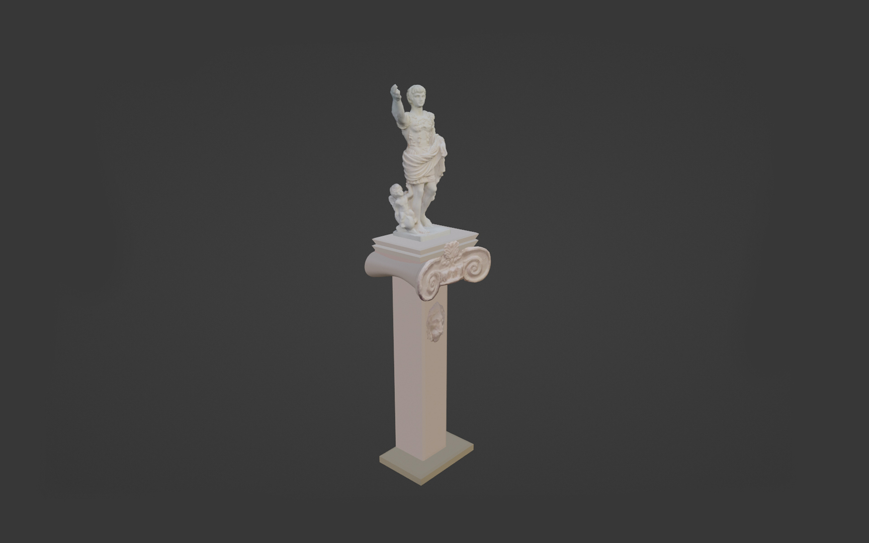 Statue With Stand Model - TurboSquid 1996462