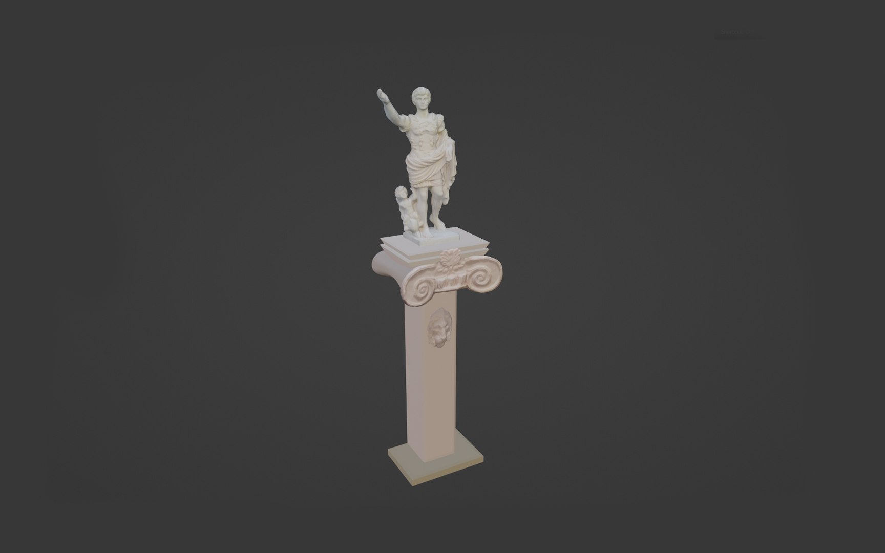 Statue With Stand Model - TurboSquid 1996462