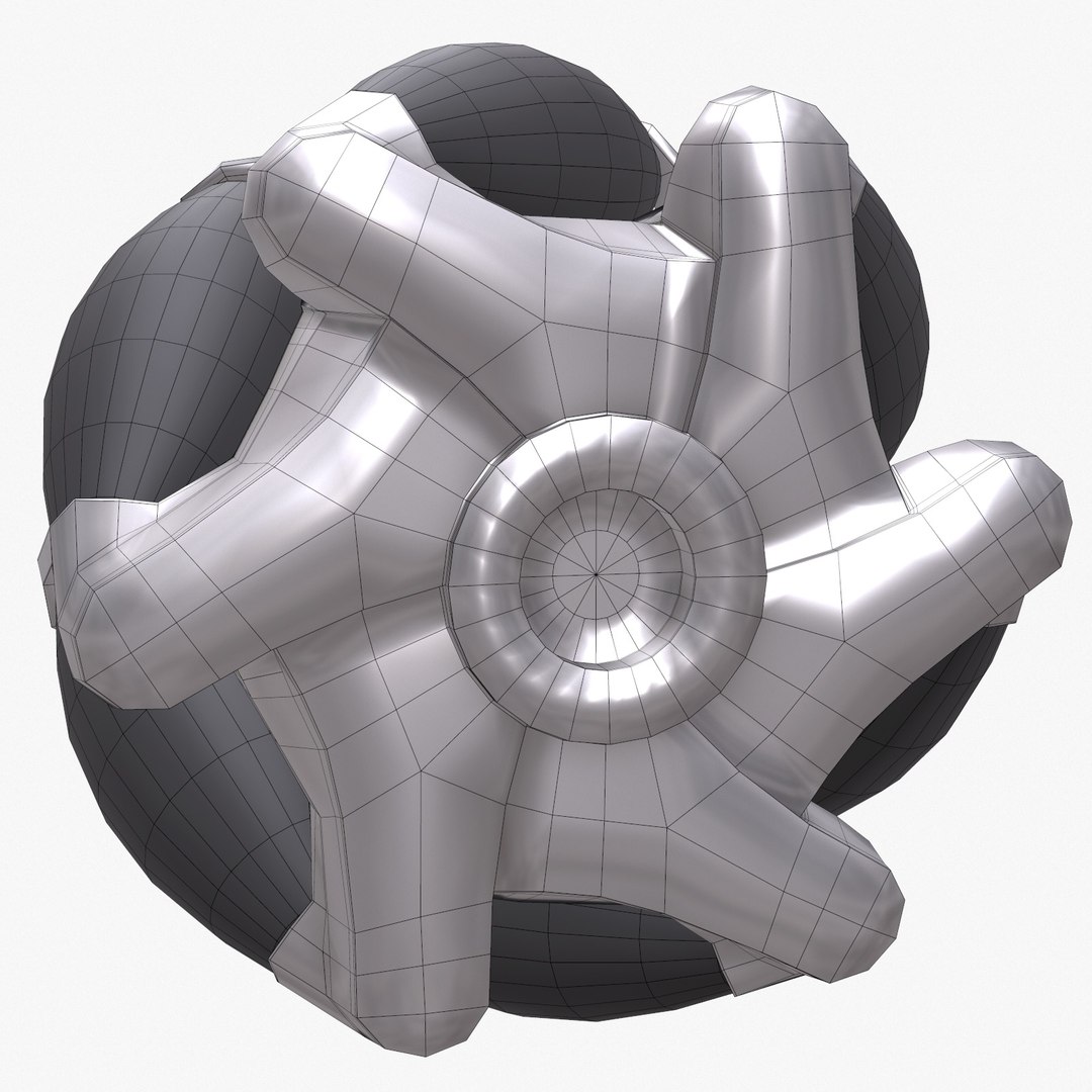 3d robot wheel model