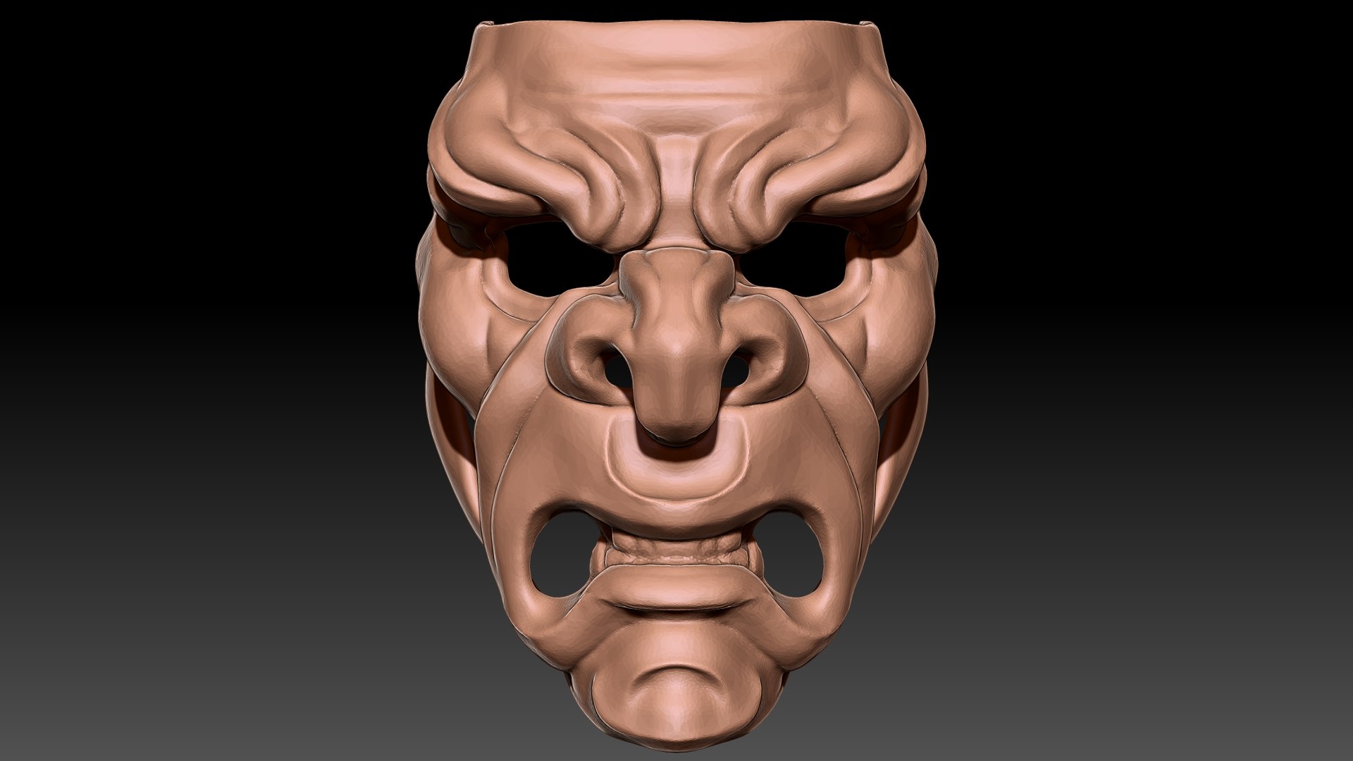 Traditional Japanese Mask 3D - TurboSquid 1975559