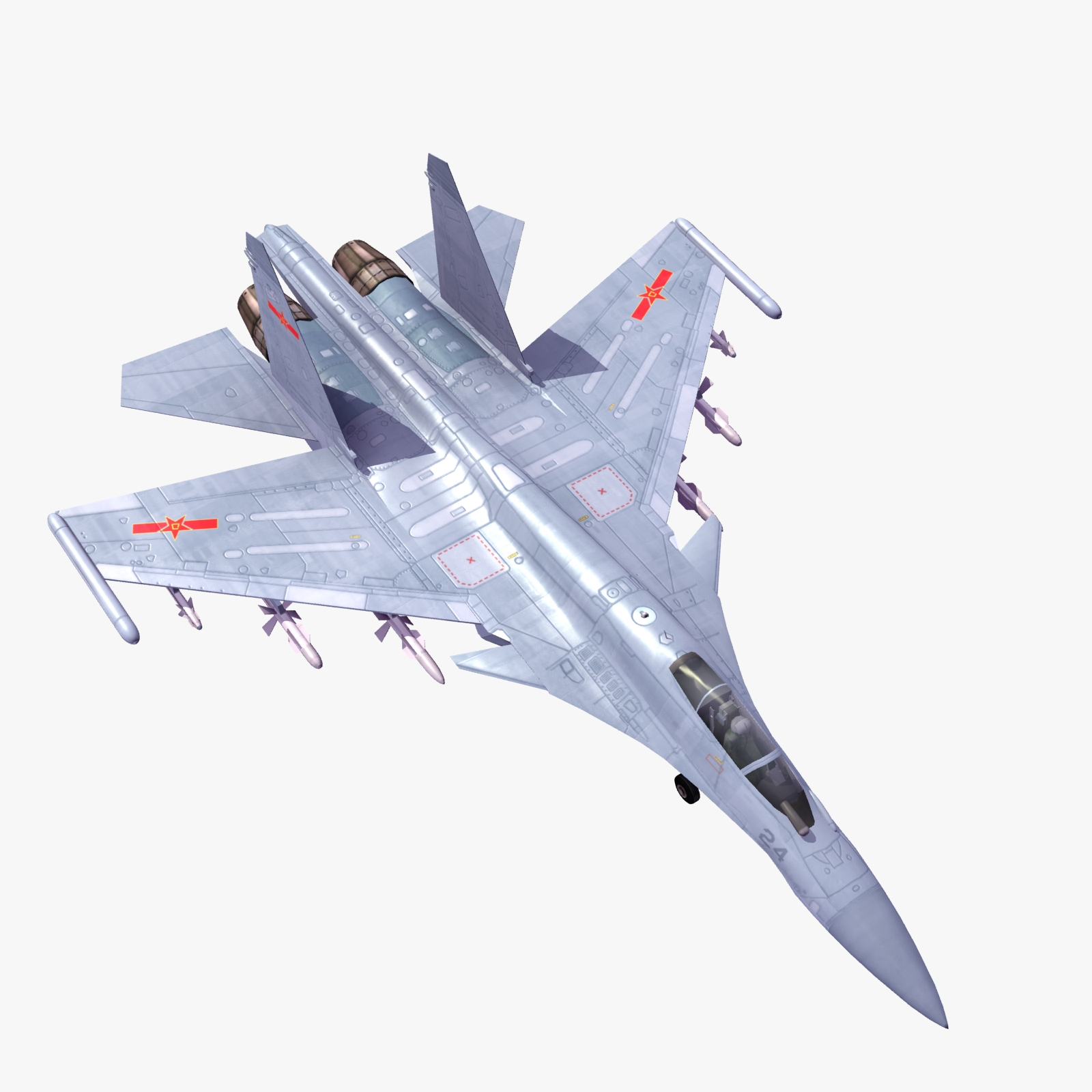 shenyang j15 flying shark 3d model