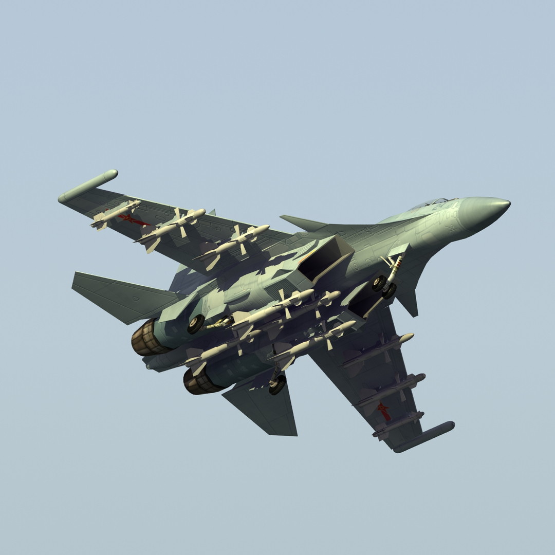 shenyang j15 flying shark 3d model