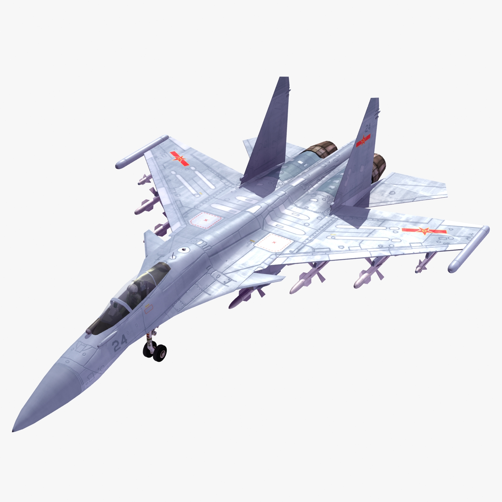 shenyang j15 flying shark 3d model