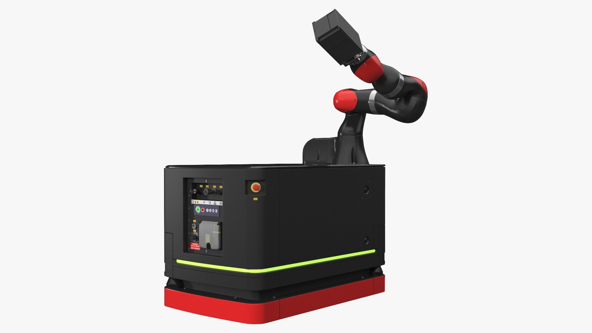 3D Model Mobile Robot Hand With Special Box Rigged For Maya ...