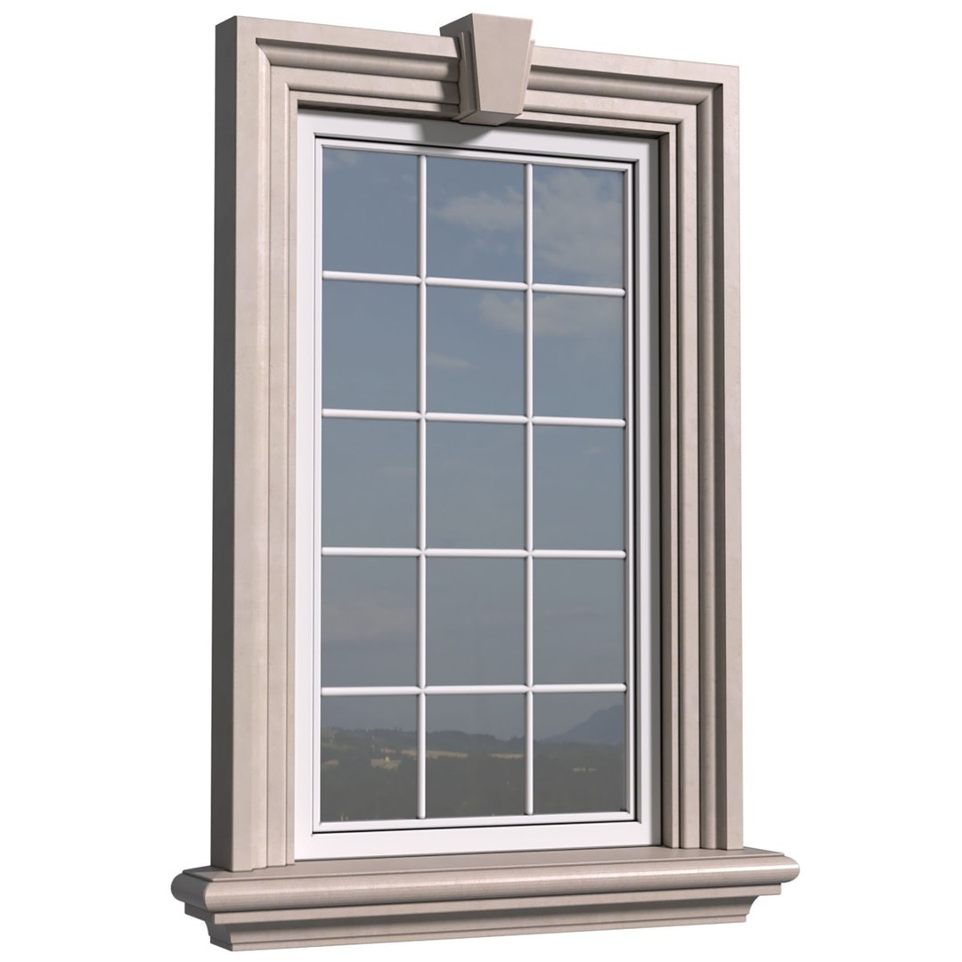 Classical Facade Frame Window 3D Model - TurboSquid 2077327