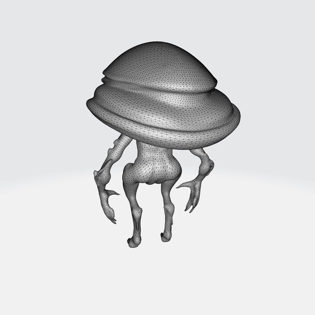 3D Green Alien Creature With Glossy Exoskeleton Model - TurboSquid 2378778