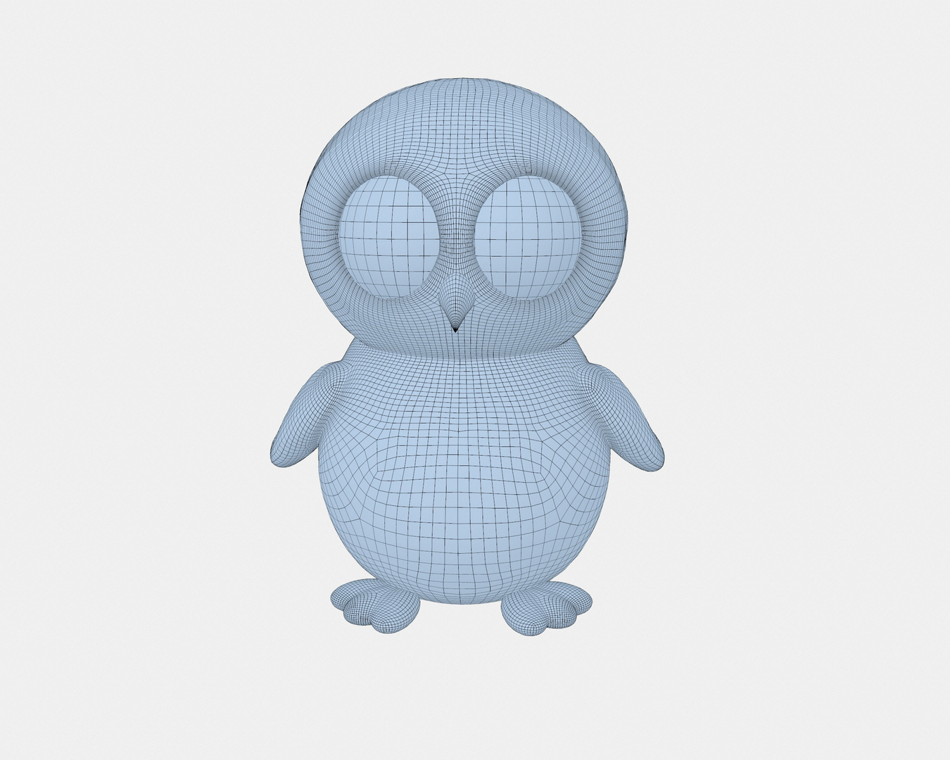 Owl Huge Eyes Model - TurboSquid 1289340