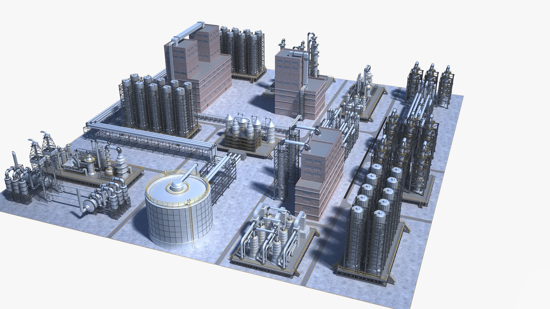 3D 4-Industrial Area Set -01 Model - TurboSquid 2036283
