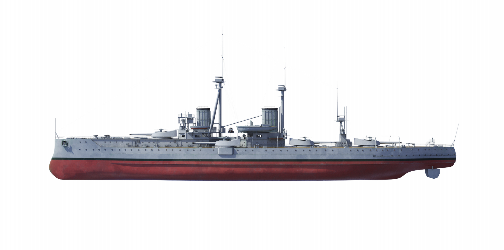 3D Photorealistic Superb Battleship - TurboSquid 2268267