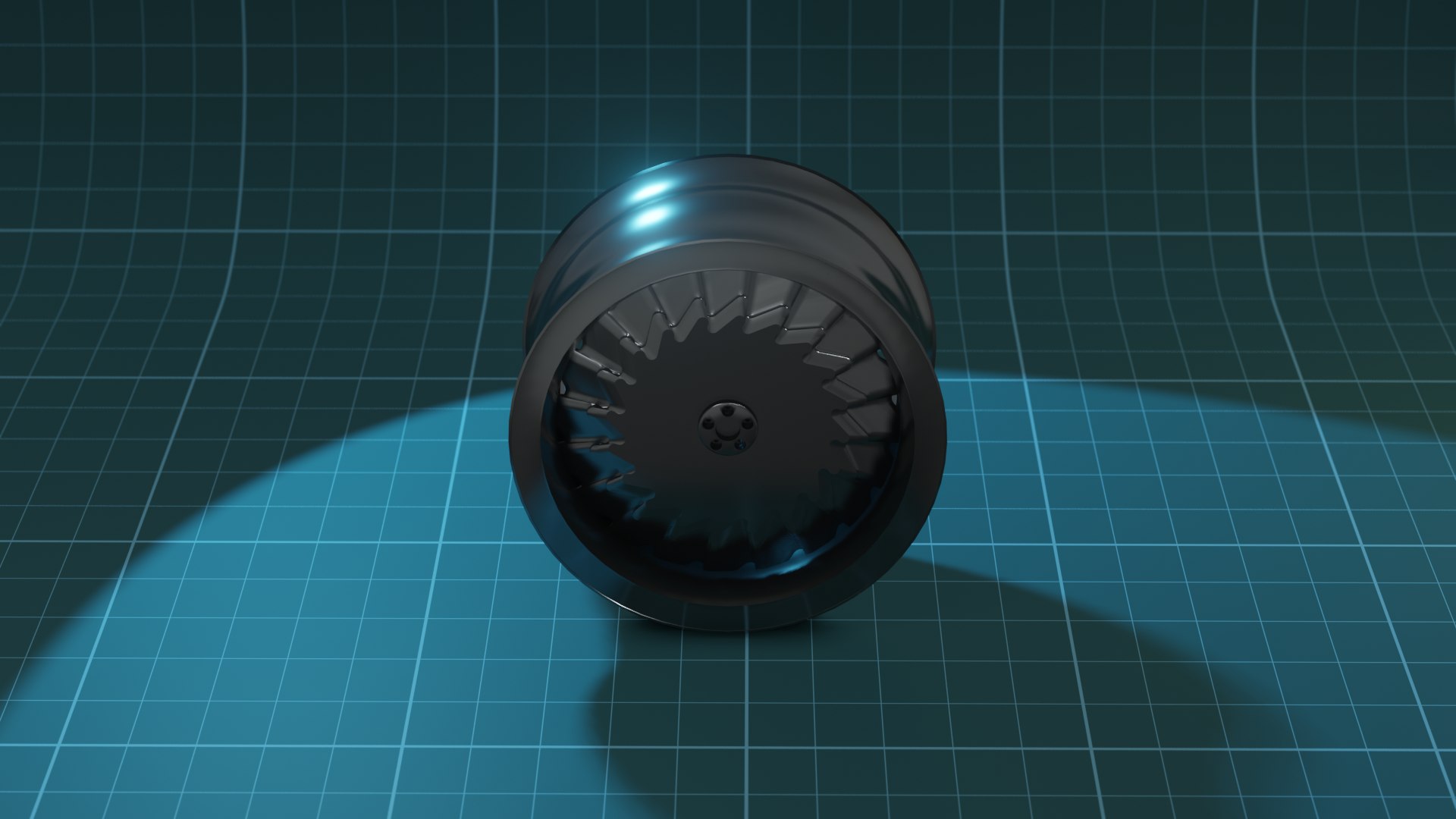 3D Filled Wheel Rim Model - TurboSquid 1999847