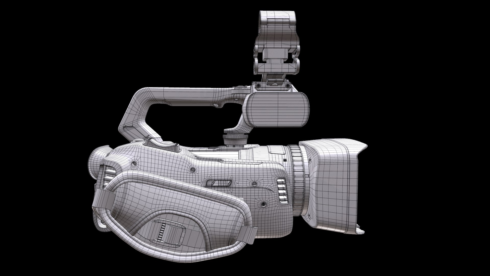 Canon XF405 Professional Camcorder 3D Model - TurboSquid 2234647